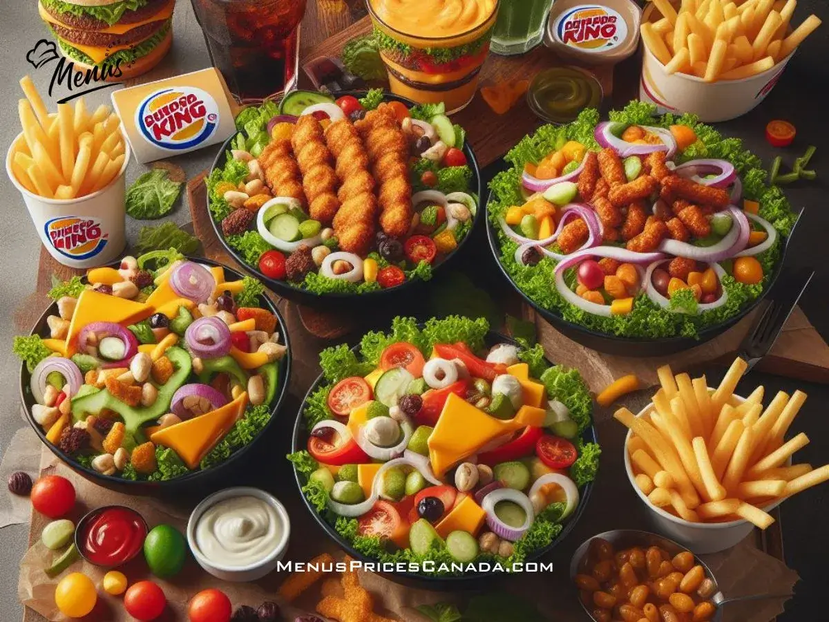 Burger King Salad Menu Canada - 2026 Updated