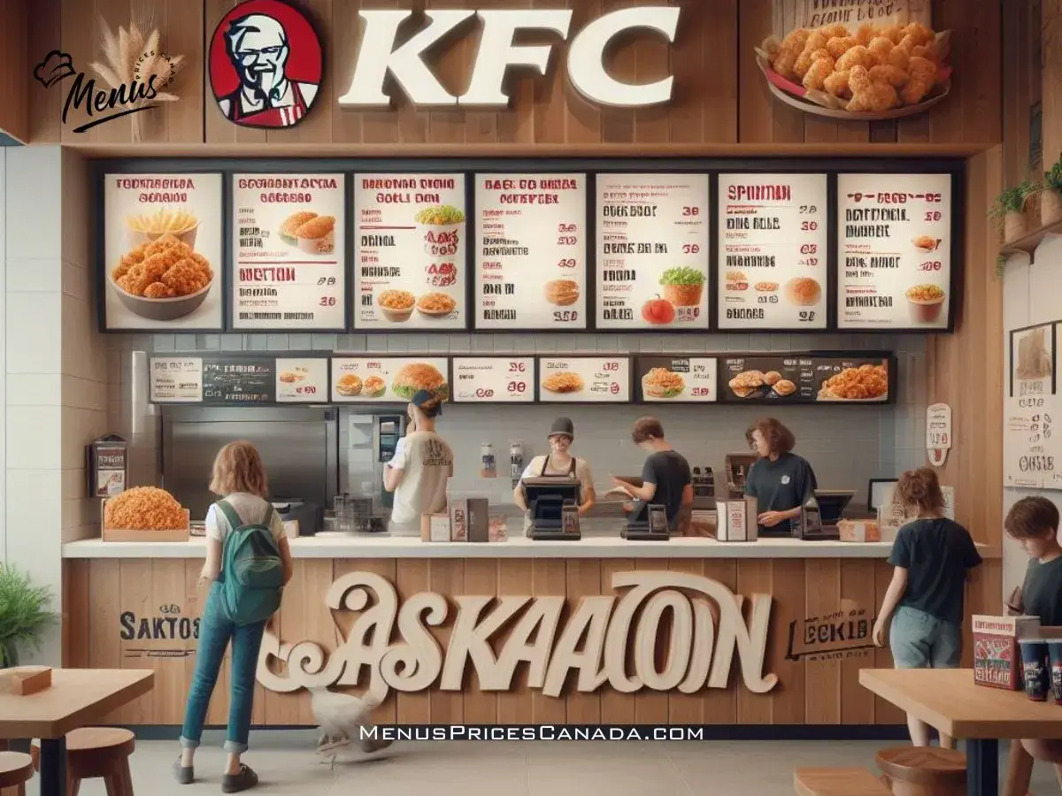 KFC Menu Prices Saskatoon, Ontario Canada - Updated