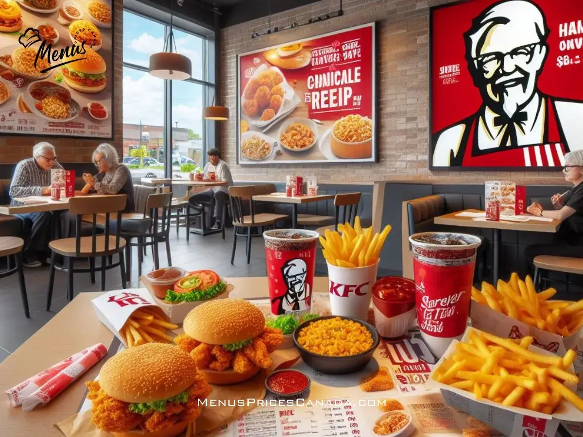KFC Menu Prices Oshawa, Ontario Canada - Updated